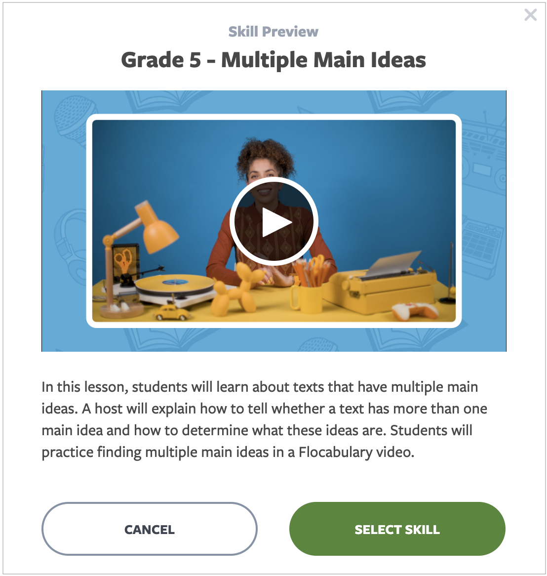 Create a Flocabulary Mix Lesson
