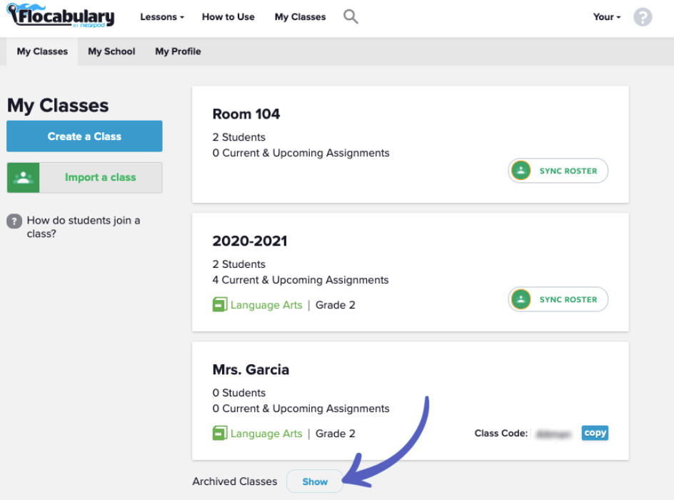 Managing Existing Classes