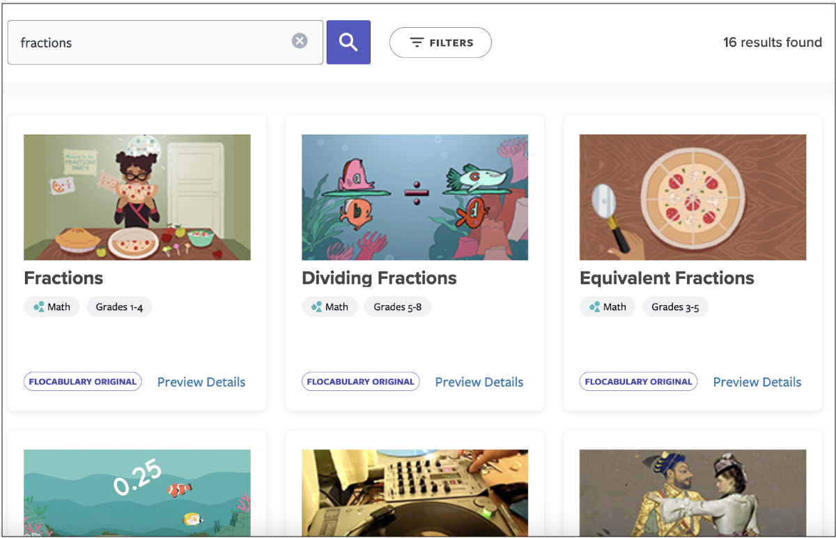 How to find content on Flocabulary