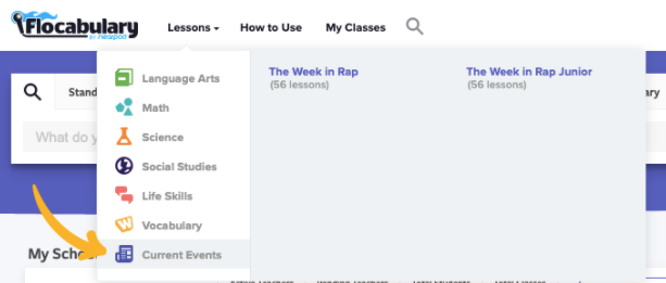 How to find content on Flocabulary