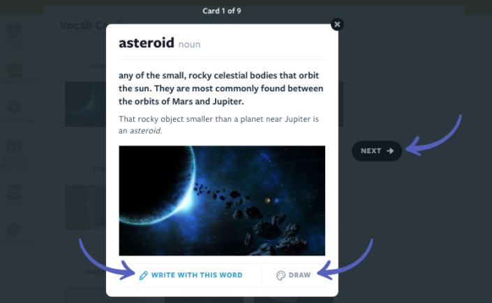 Using the Flocabulary Activities (Students)