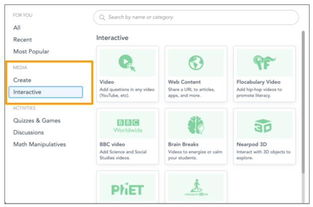 Create a Nearpod lesson