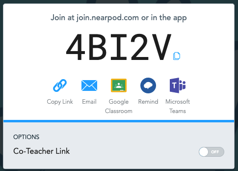 Student: Launching a Nearpod lesson