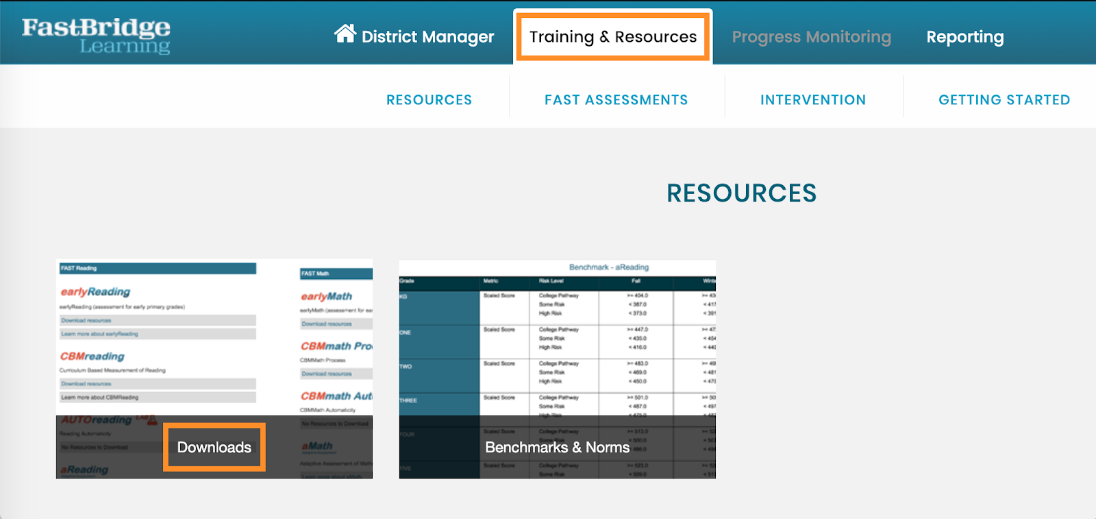 Manually entering scores for CBMmath Process