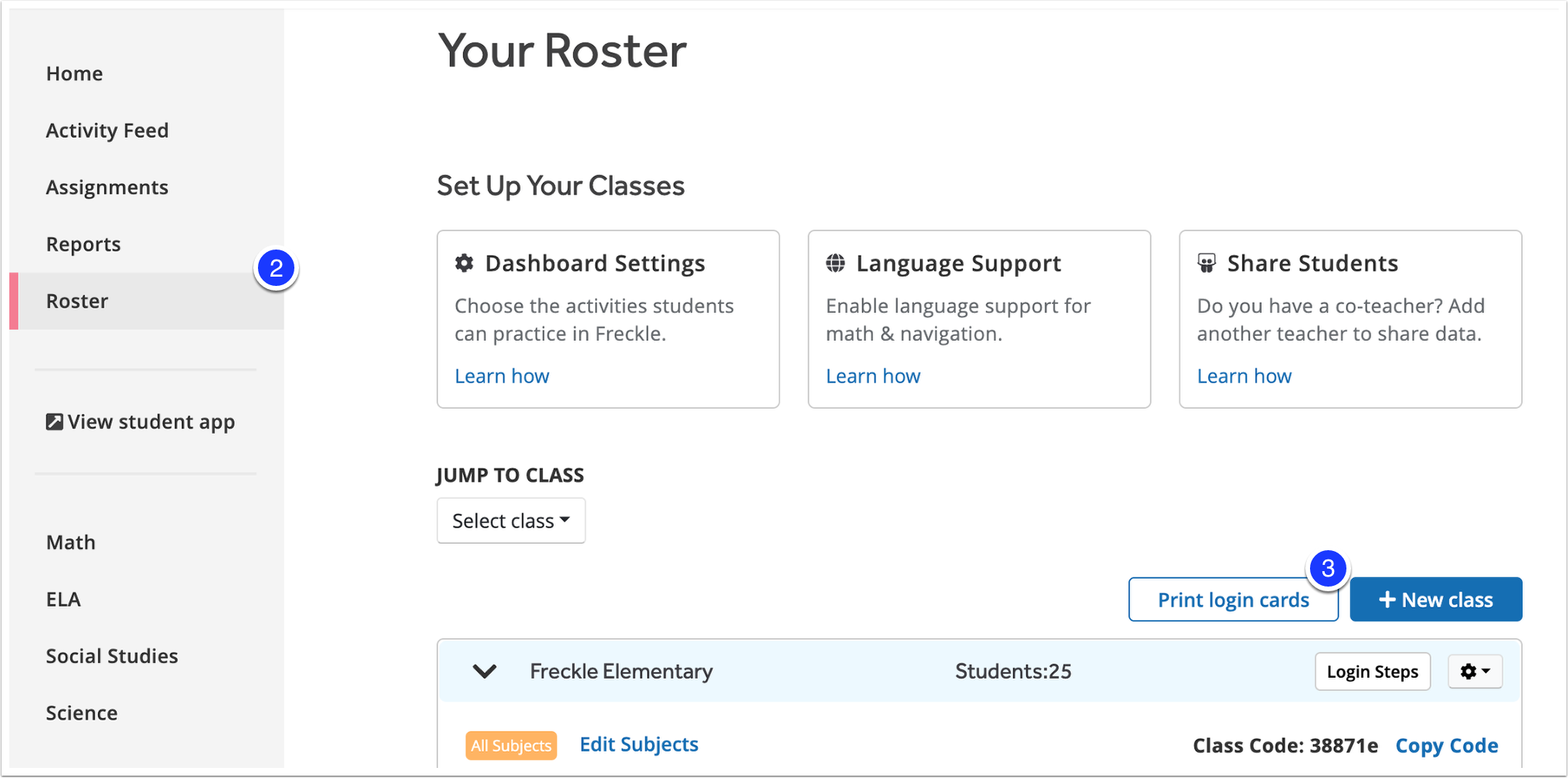 How do my students use QR codes to sign in?