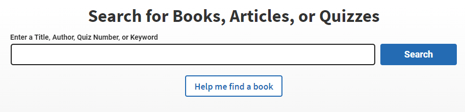 Taking an Accelerated Reader Quiz