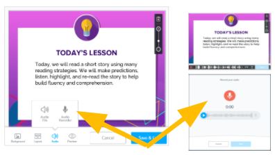 Add Audio to a Static Slide
