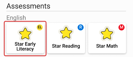 Taking the Star Early Literacy Test