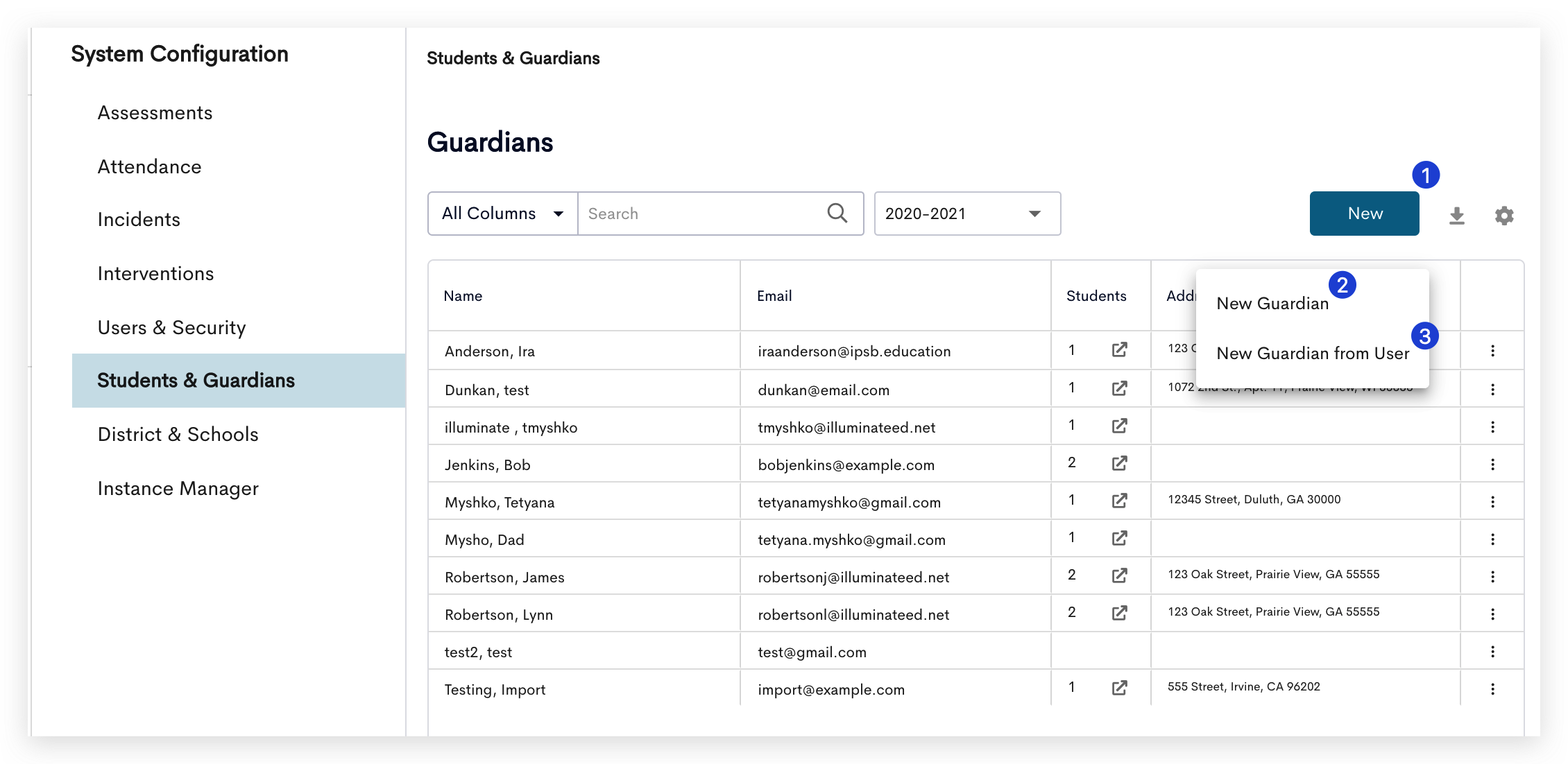Create and Manage Guardians