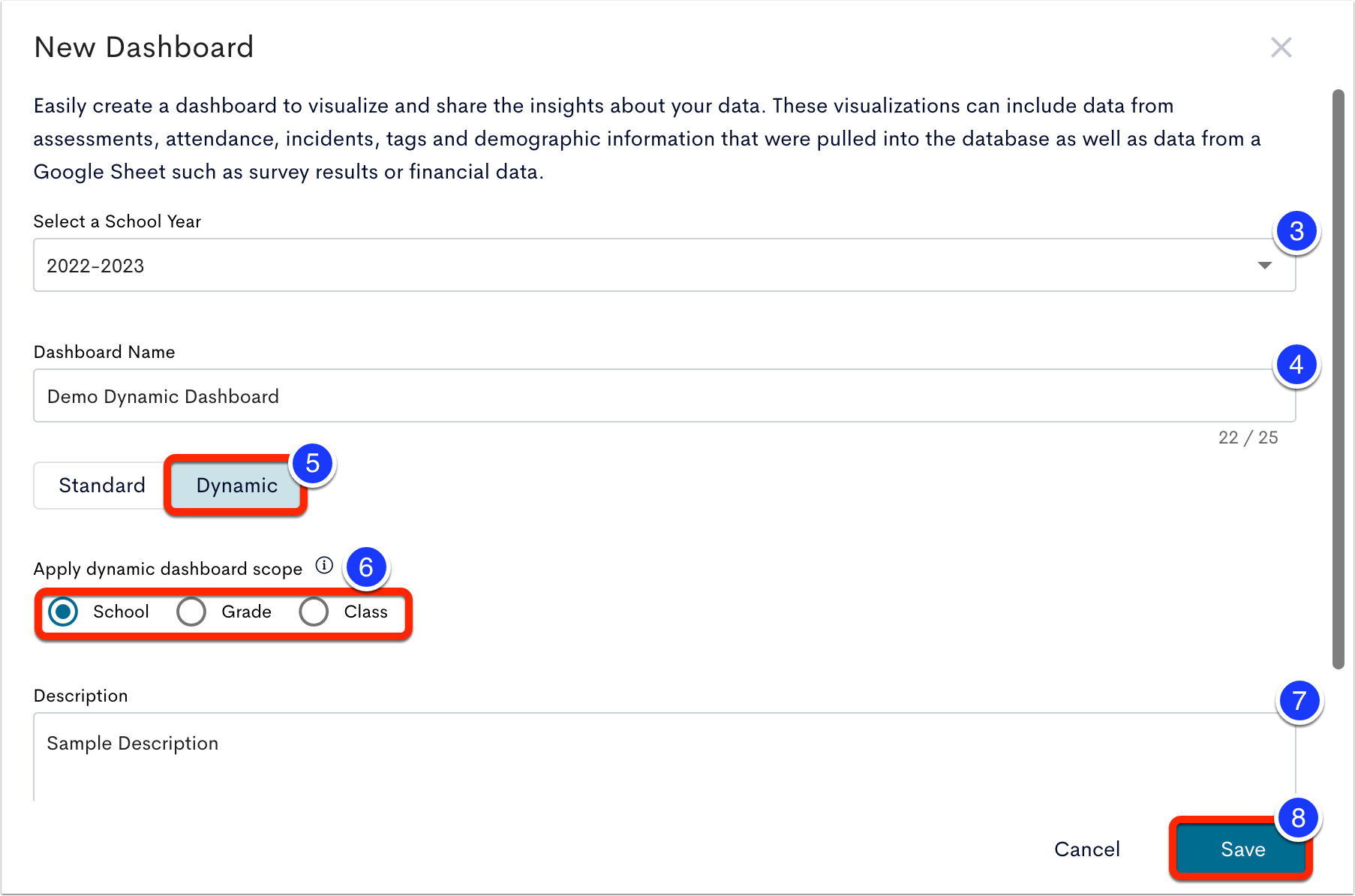 Create a Dynamic Dashboard