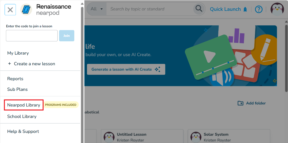 Navigating Nearpod Math