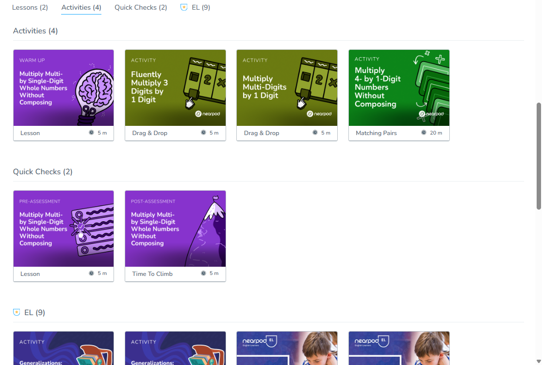 Navigating Nearpod Math
