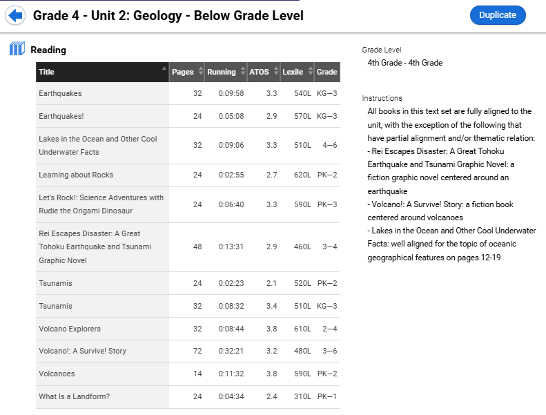 Curriculum-Connected Books in myON