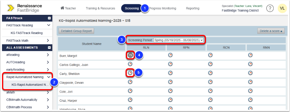 Rapid Automatized Naming (RAN) Overview