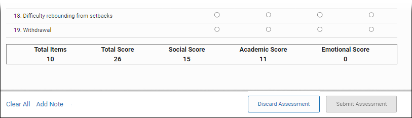 SAEBRS - Teacher Assessment
