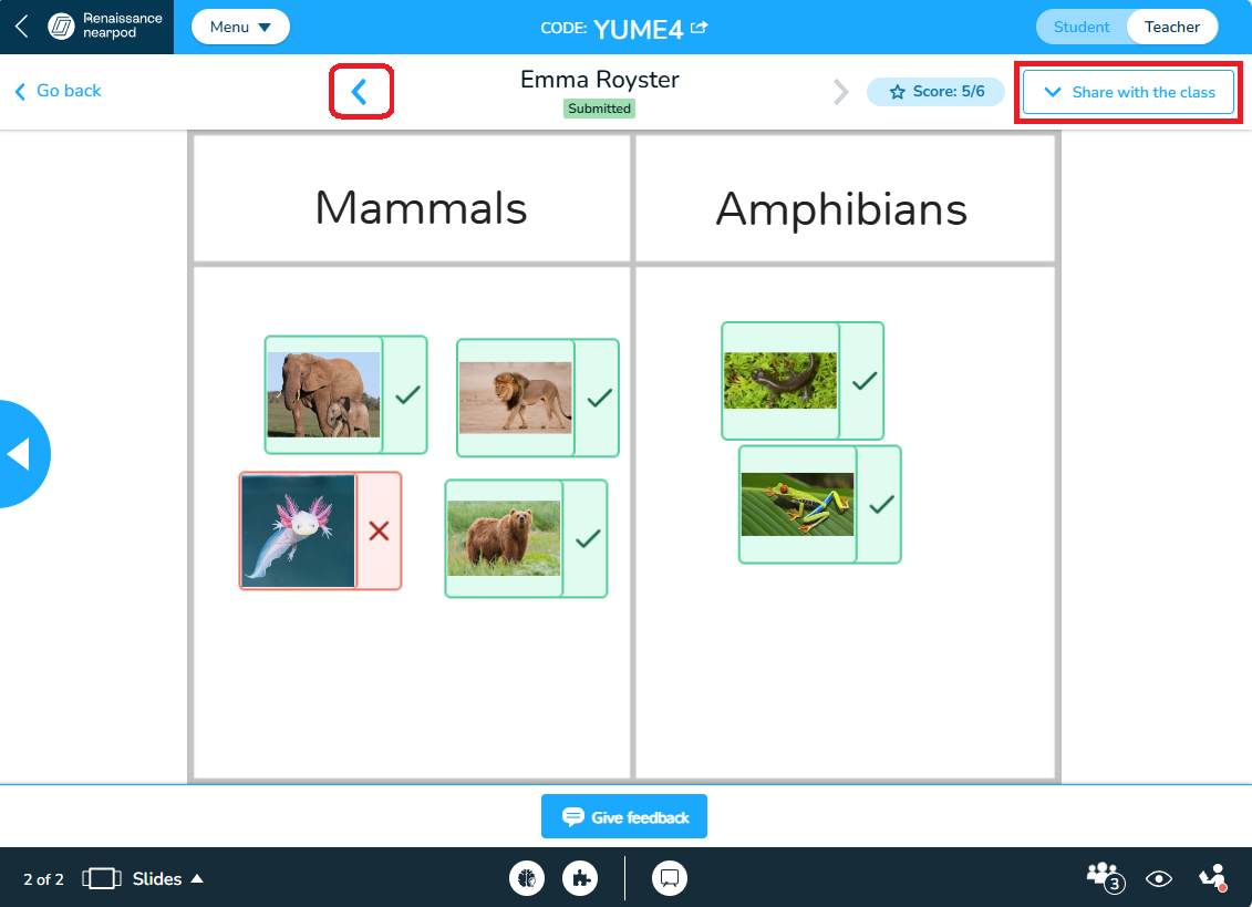 Use Drag & Drop during a Nearpod lesson