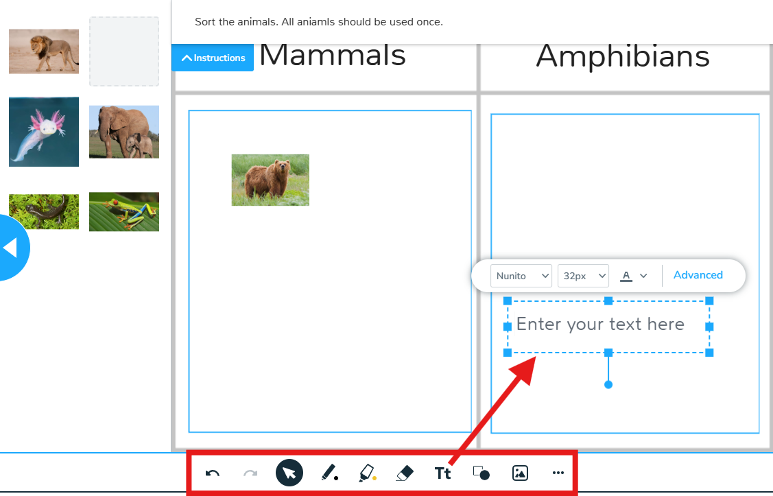 Use Drag & Drop during a Nearpod lesson