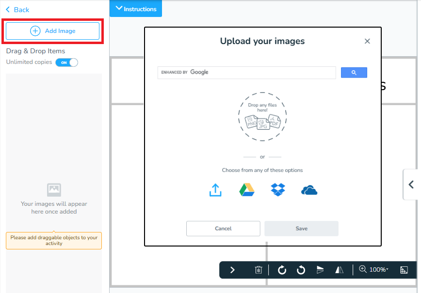 Use Drag & Drop during a Nearpod lesson