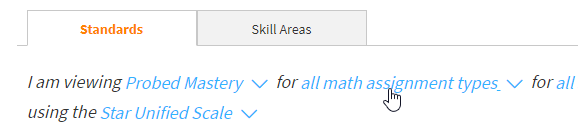 Monitor Student Mastery Dashboard