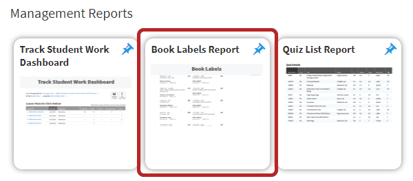 Book Labels
