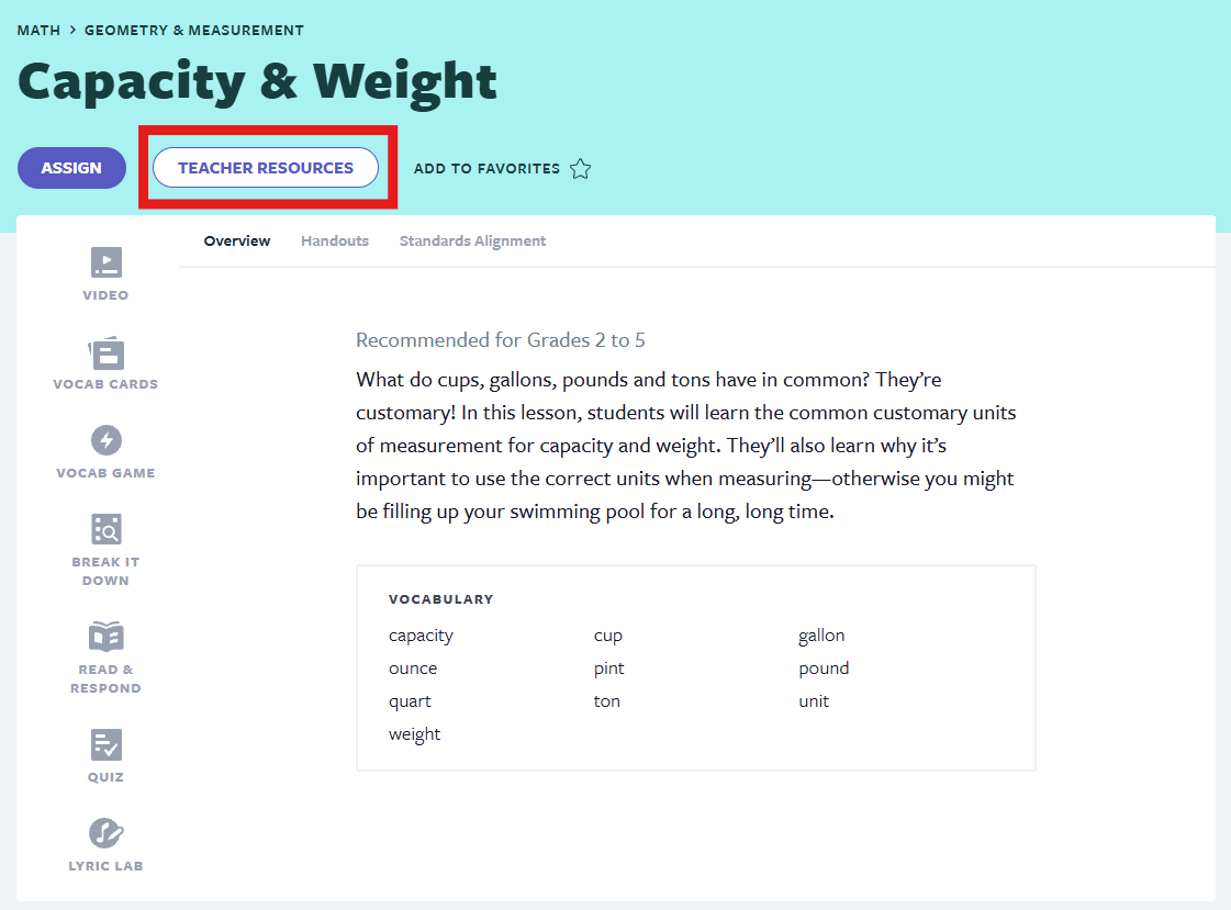Flocabulary Lesson Sequence