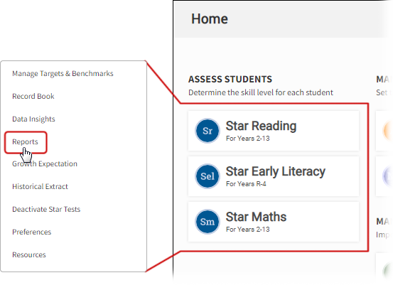 Star Student Progress Monitoring Report