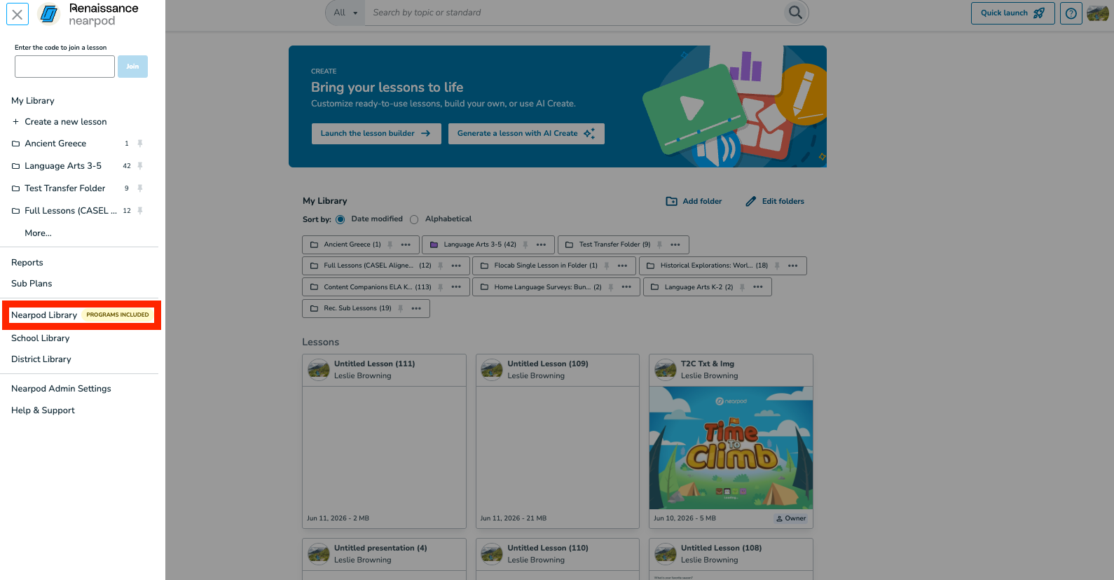 Navigating Nearpod Math