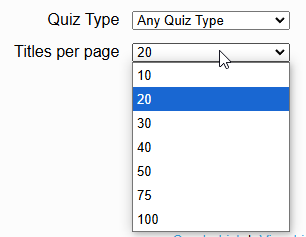 Searching for Books and Quizzes in AR Bookguide