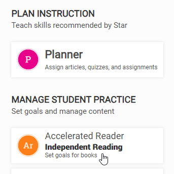 Setting Reading Practice Certification Goals for Students