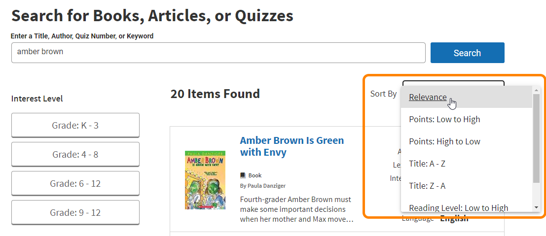 Accelerated Reader Student Home