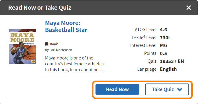 Accelerated Reader Student Home