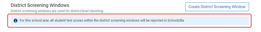 Viewing Screening Windows