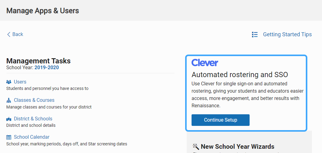 Using Clever with Renaissance Software