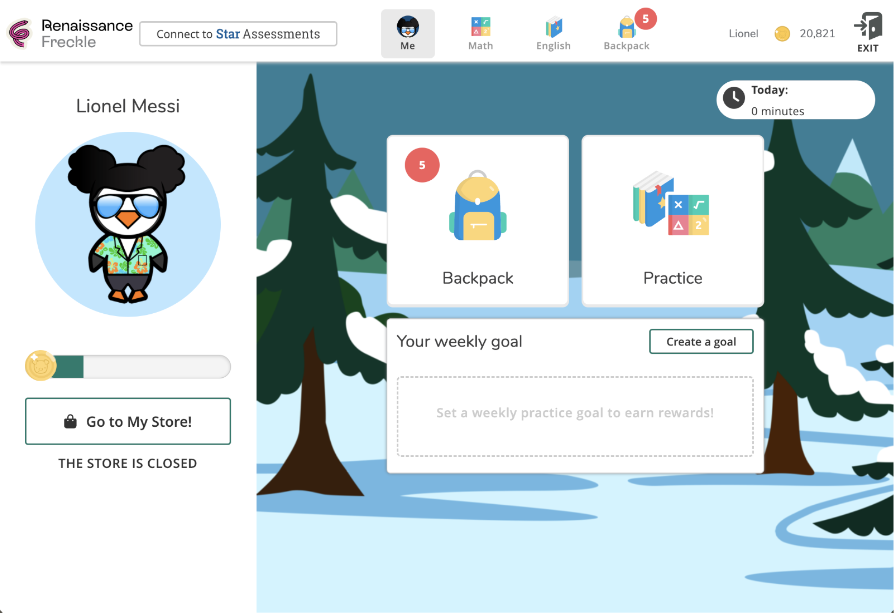 How does the Student Goal Setting feature work?