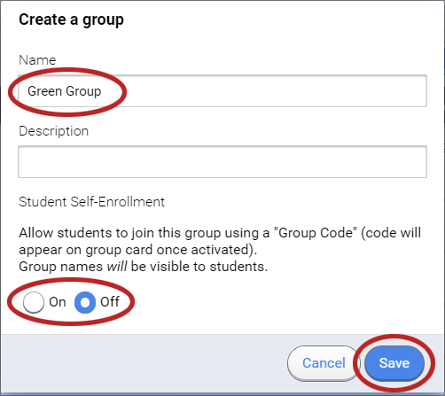 How to Create Groups (Faculty)