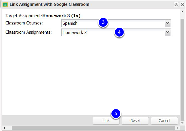 Linking Teacher Connect Assignments with Google Classroom