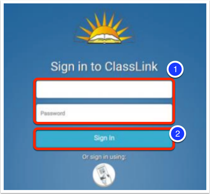 Logging In - Students