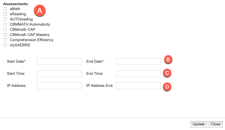 Setting Up Student Logins- Specialists Only