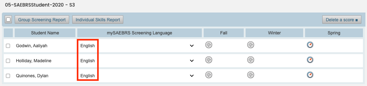 mySAEBRS Spanish Overview