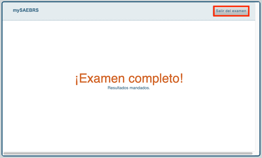mySAEBRS Spanish Overview
