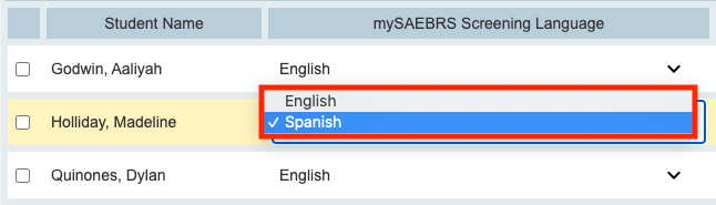 mySAEBRS Spanish Overview
