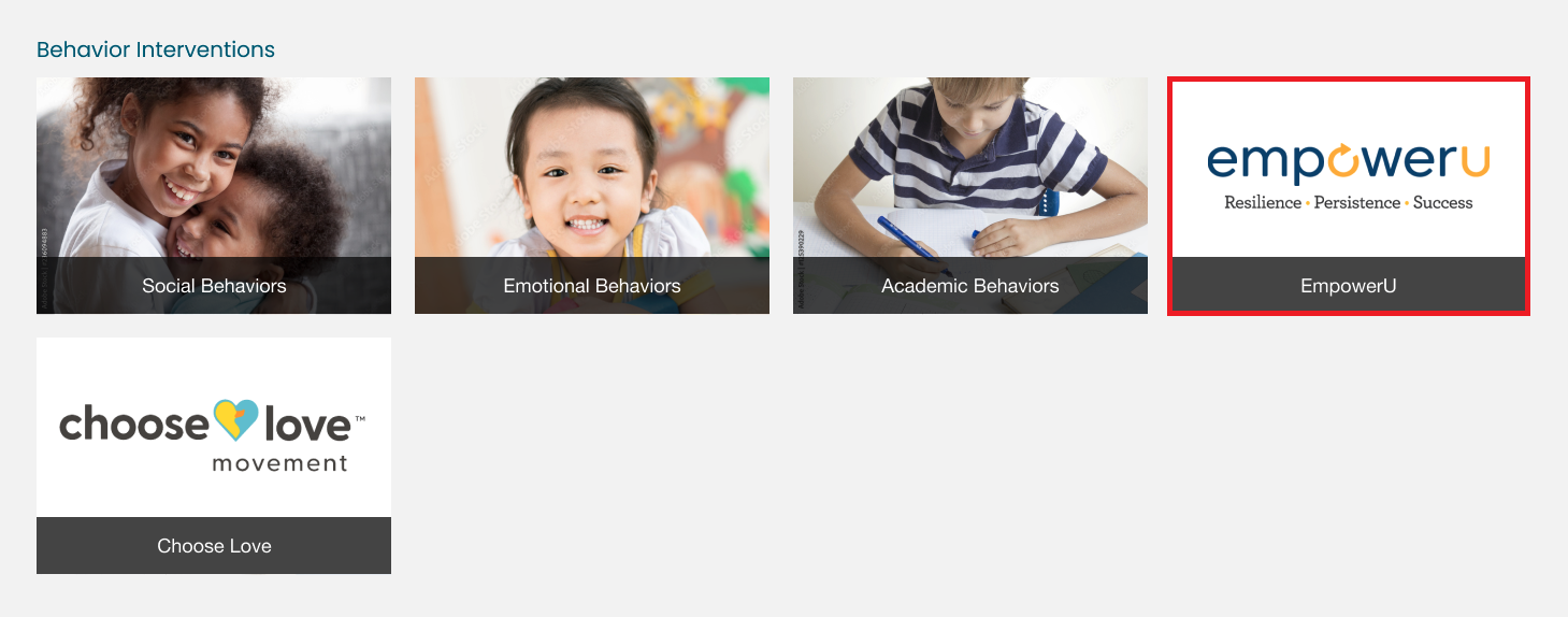EmpowerU Interventions