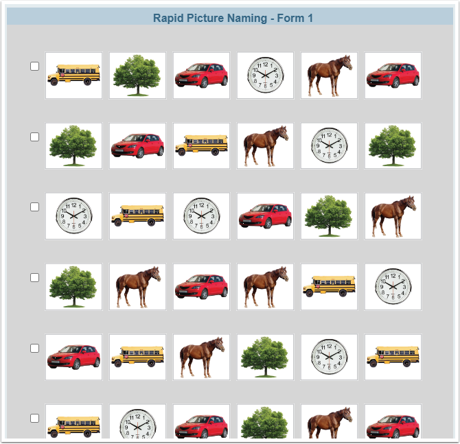 Rapid Automatized Naming (RAN) Overview