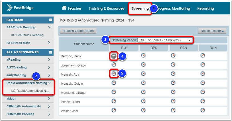 Rapid Automatized Naming (RAN) Overview