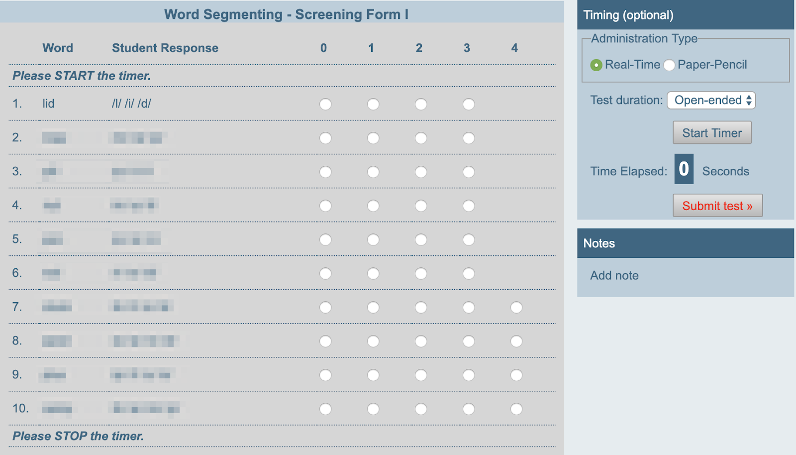 earlyReading - Word Segmenting