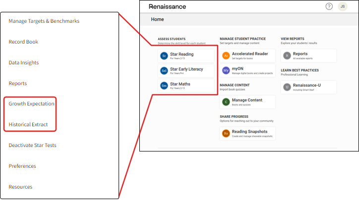 Exporting Student Data